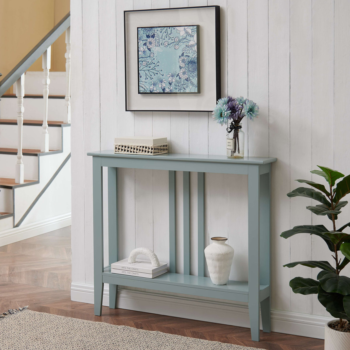 Lark Manor™ Aubreyana Entryway Table - Narrow Console Table - Console Table with Storage ...